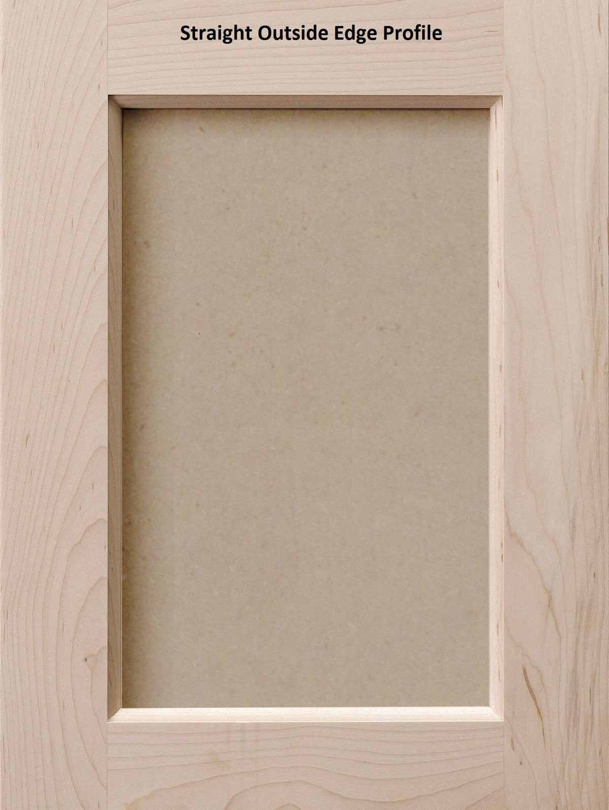 Recess Panel Cabinet Doors | Wood Frame & Matching Insert - Cabinet ...