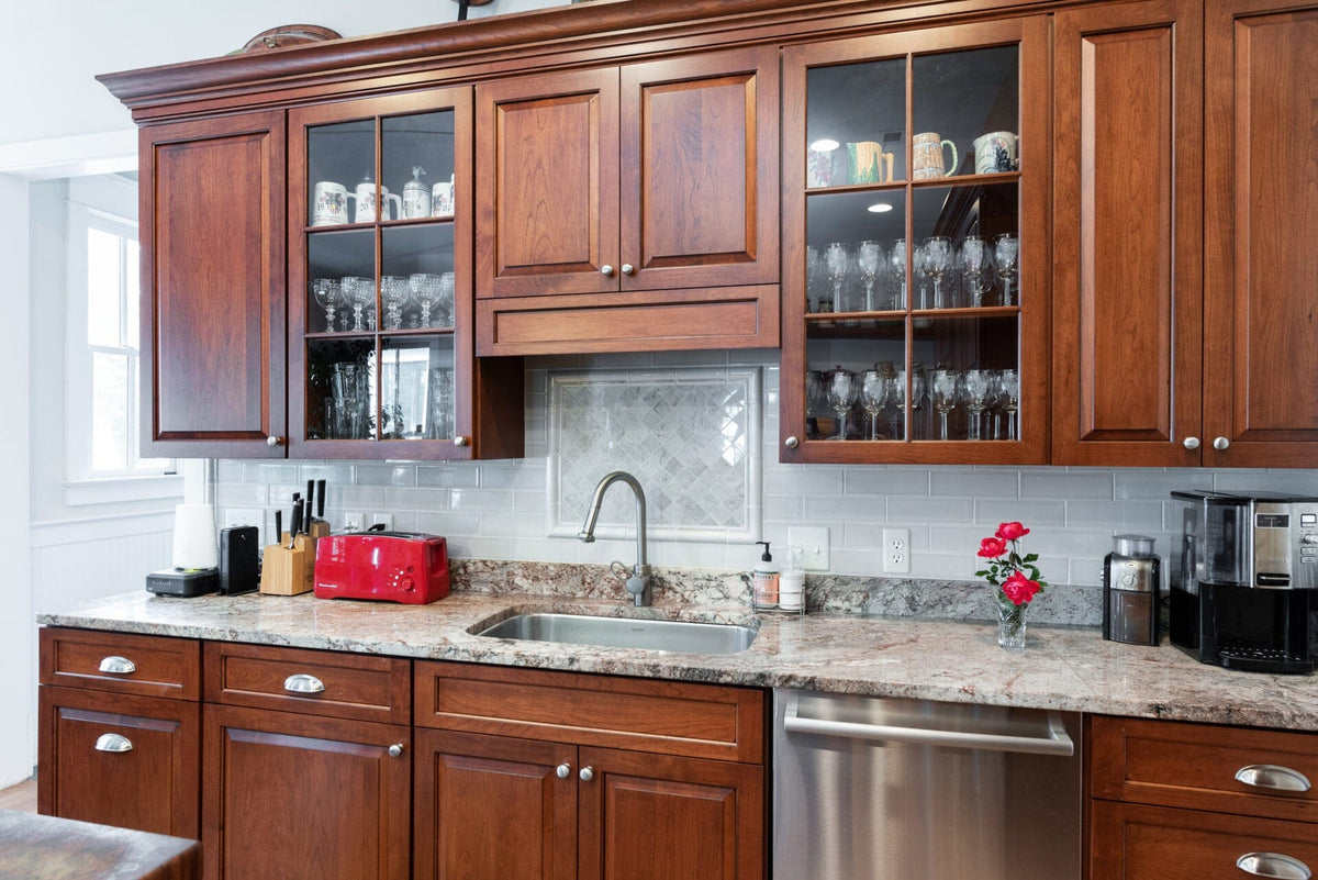 Shaker Cabinet Doors | 6-Panel Glass Design | Square Panels - Cabinet ...