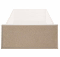 Naples Slab White Drawer Front | Cabinet Doors 'N' More