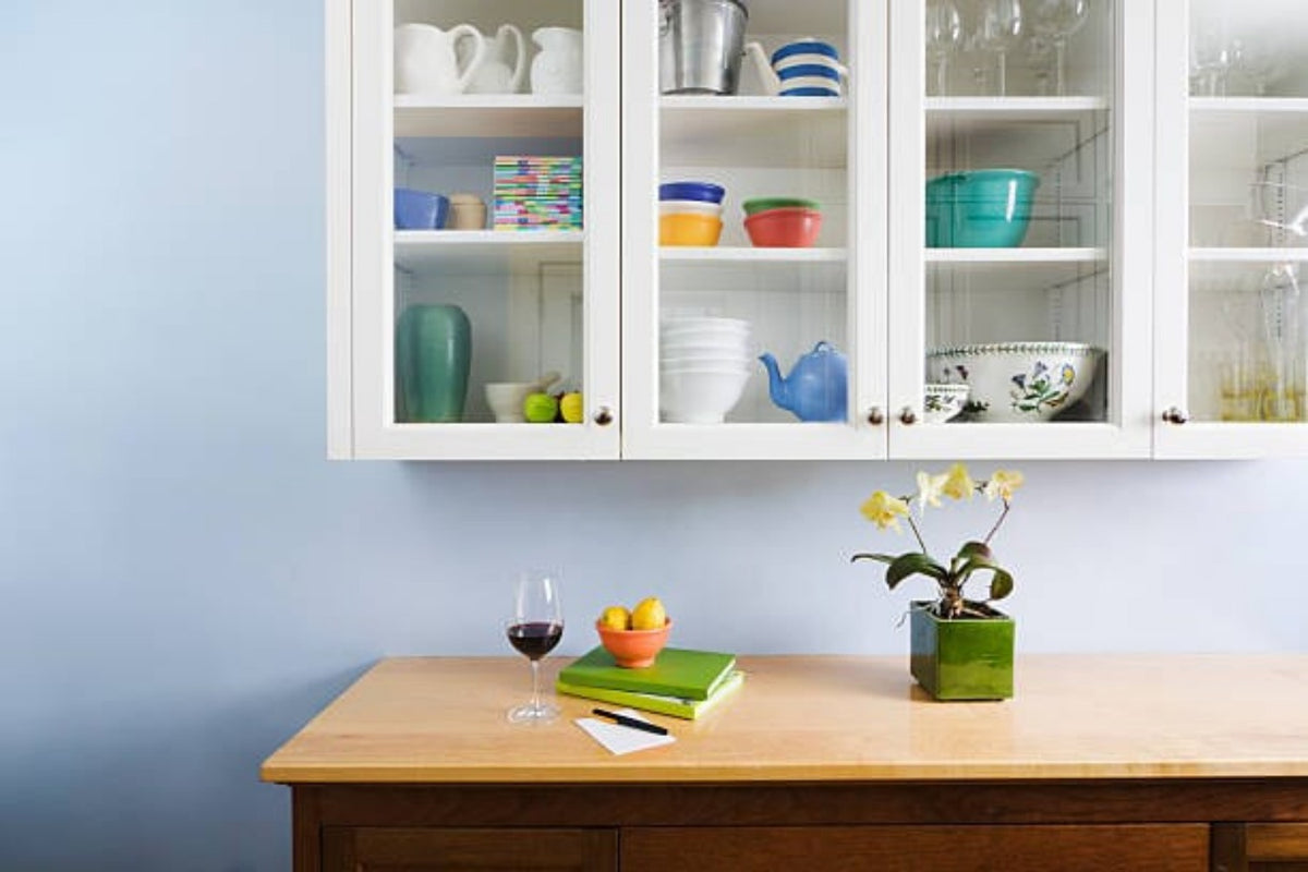 Single Glass Panel Cabinet Doors | Custom Fit | Frame Only - Cabinet ...